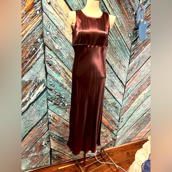 All that Jazz | Dresses | Vintage All That Jazz Navy Purple Maxi Slip ...